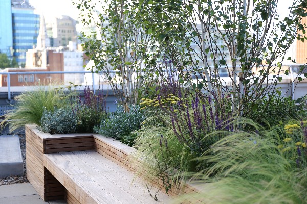 Roof Terrace Design | Roof terrace planters | Outdoor Planters ...